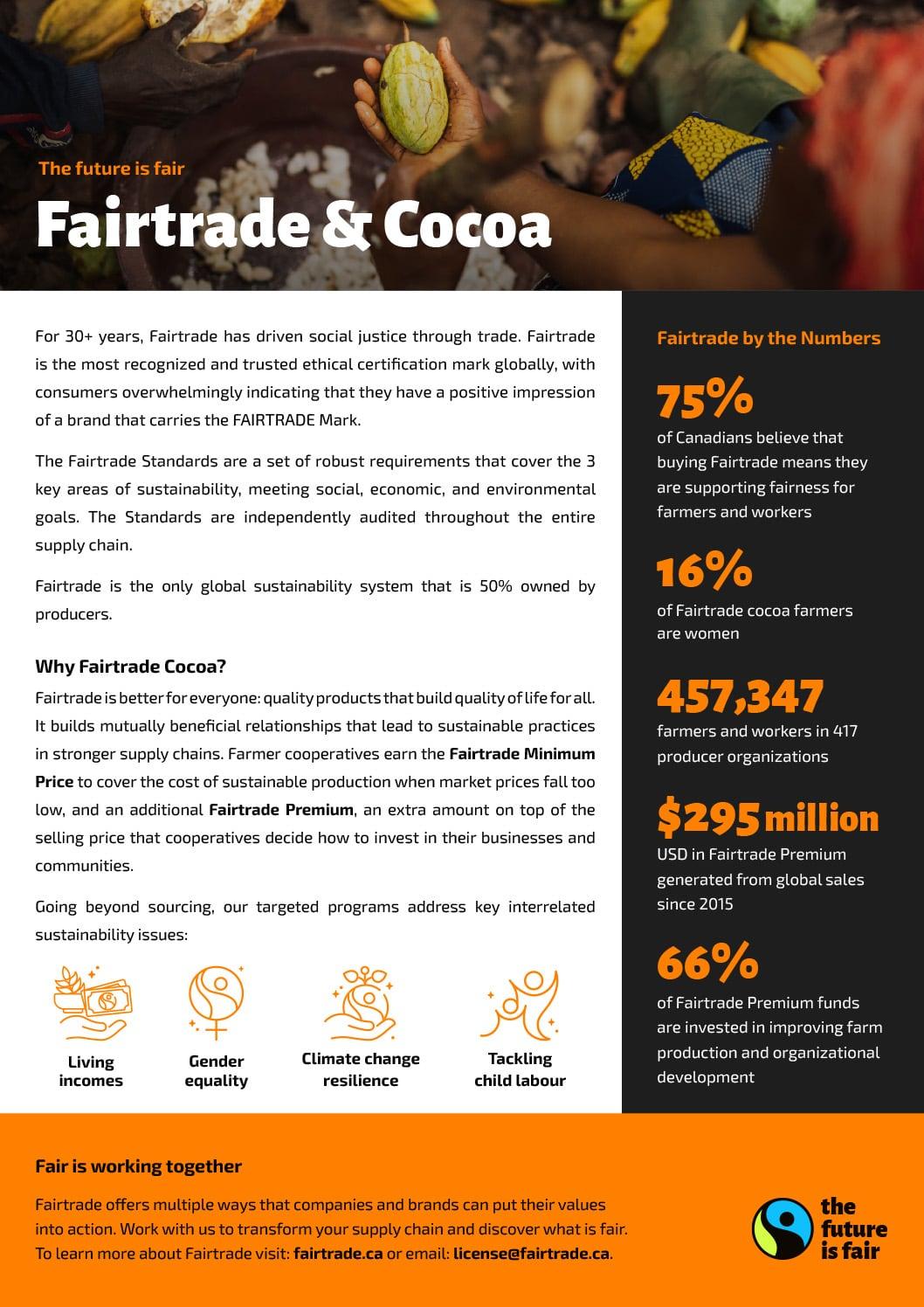 Cocoa Resource Kit - Fairtrade Canada